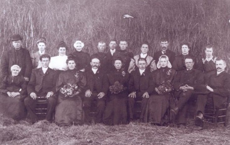 1908 - De drie bruidsparen uit de familie Wahlen | Stichting de Kwakel ...